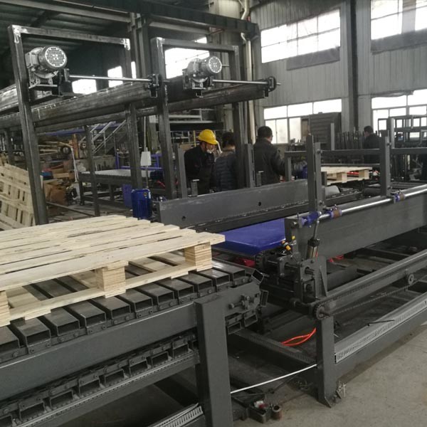 Auto 8" Euro Pallet Nailing Stacking Assembly Line