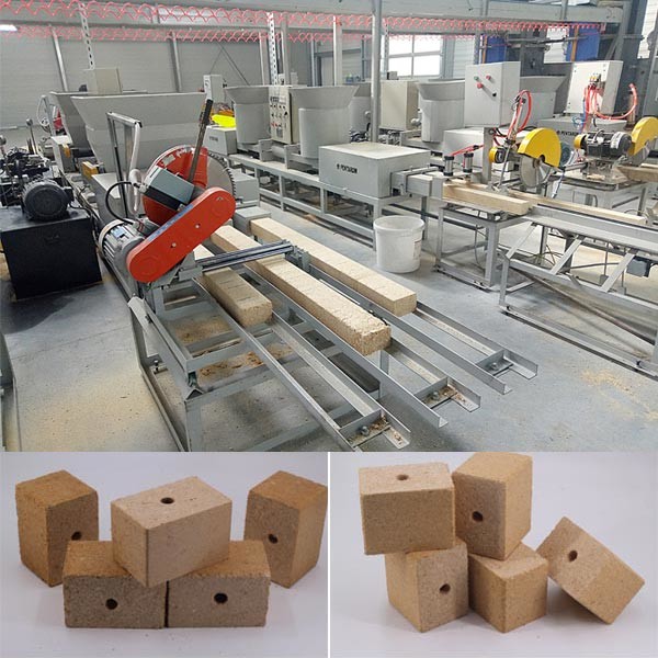 Wood Shavings Sawdust Pallet Block Making Machine For Sale